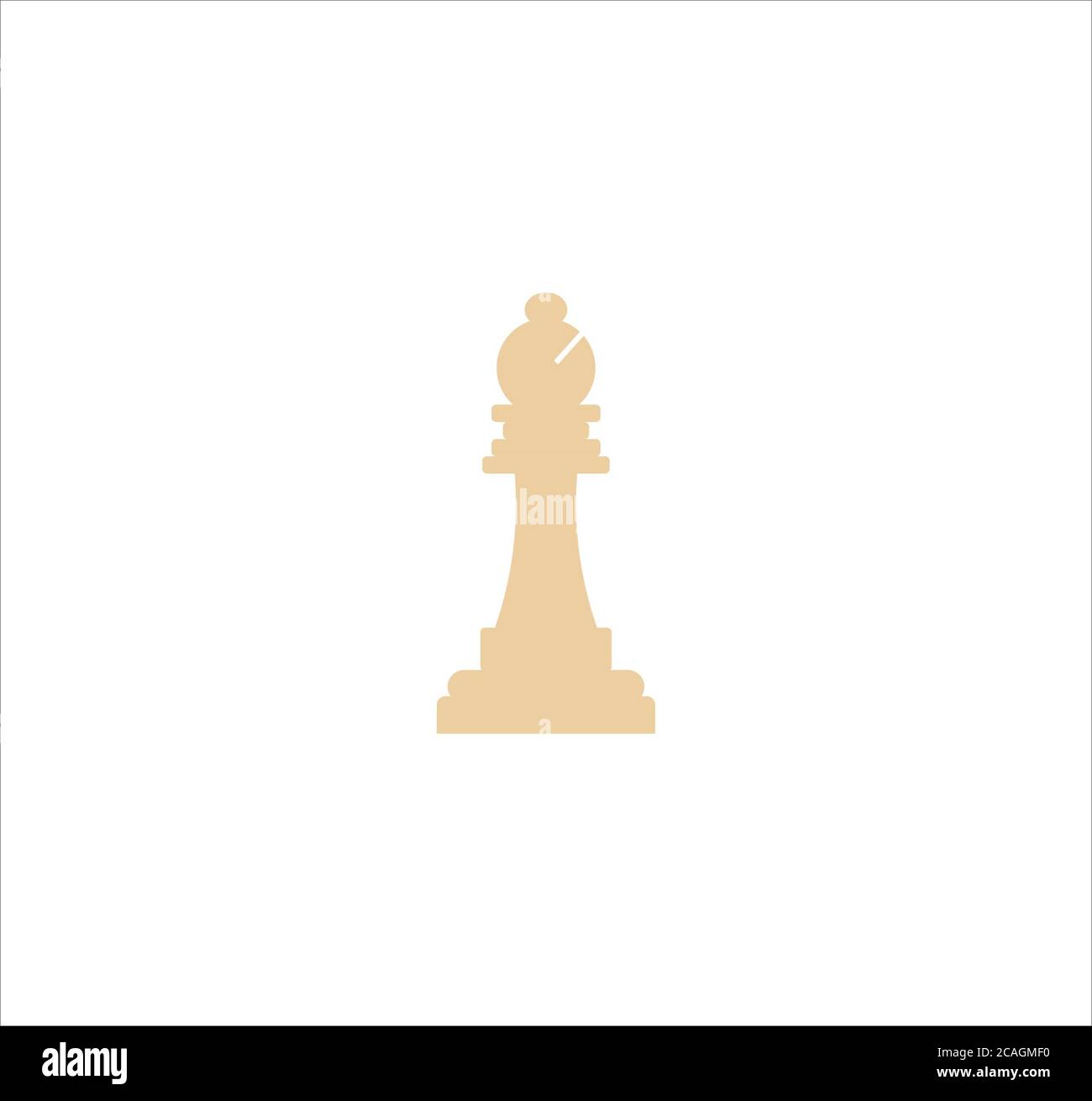 Illustration of a bishop isolated on a white background Stock Photo - Alamy
