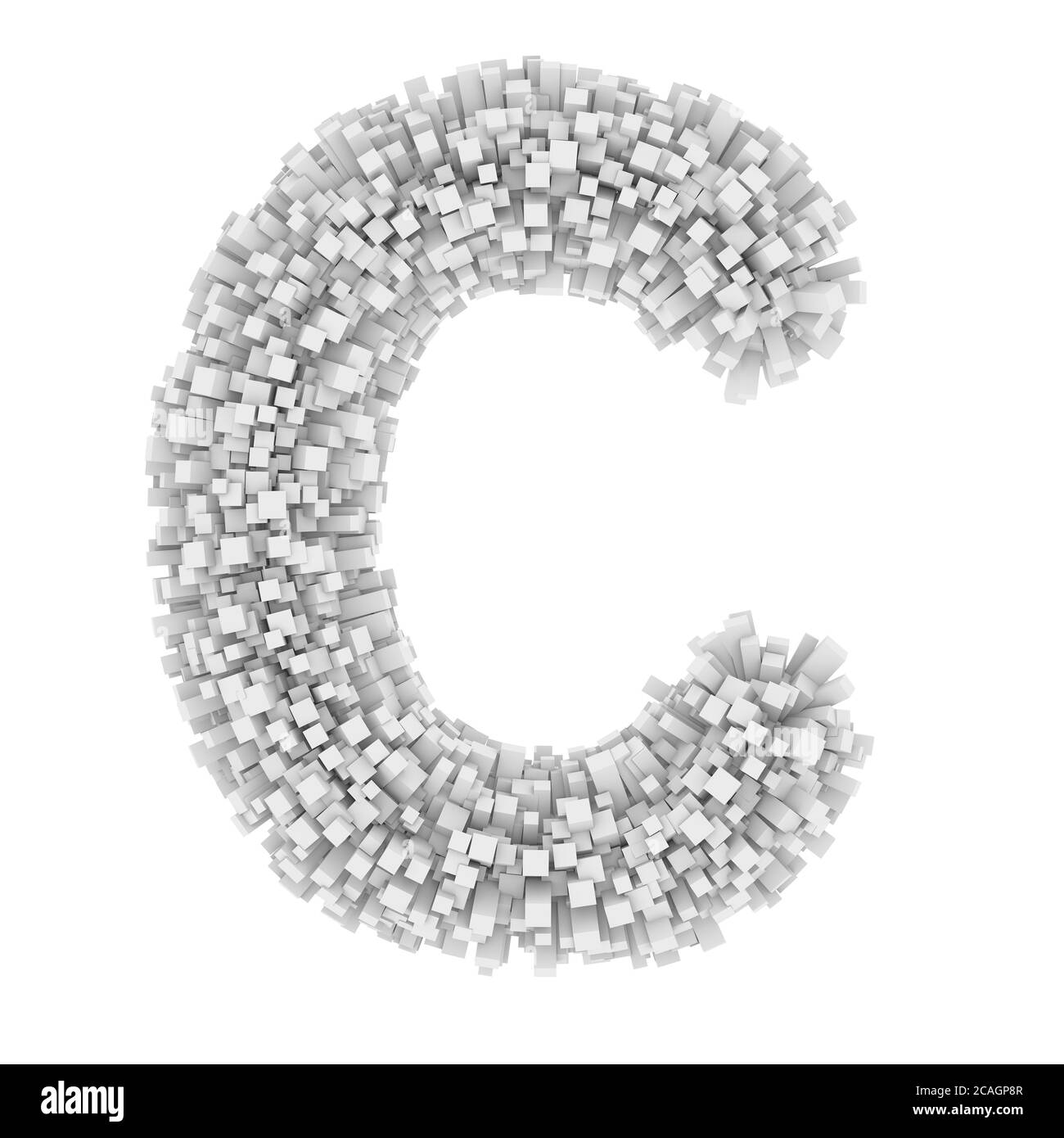 3d Bricks creative cartoon cute decorative letter C Stock Photo - Alamy