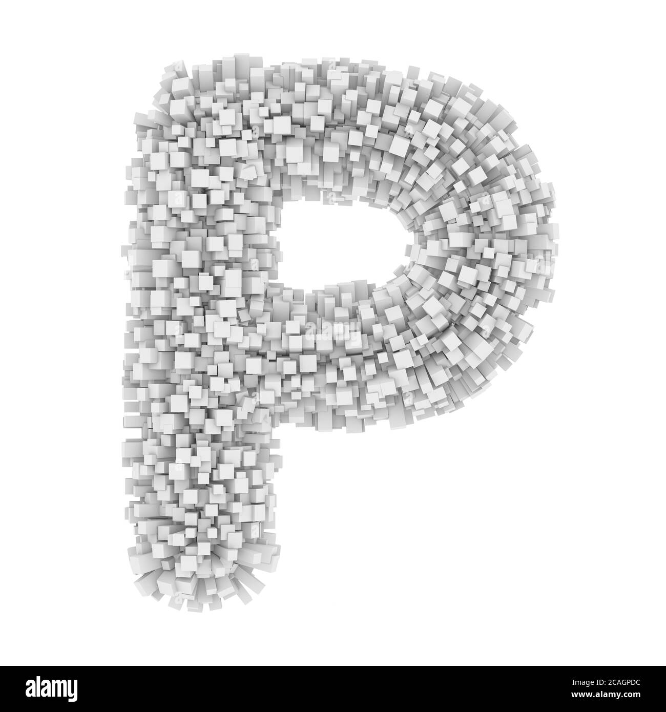 3d Bricks creative cartoon cute decorative letter P Stock Photo - Alamy