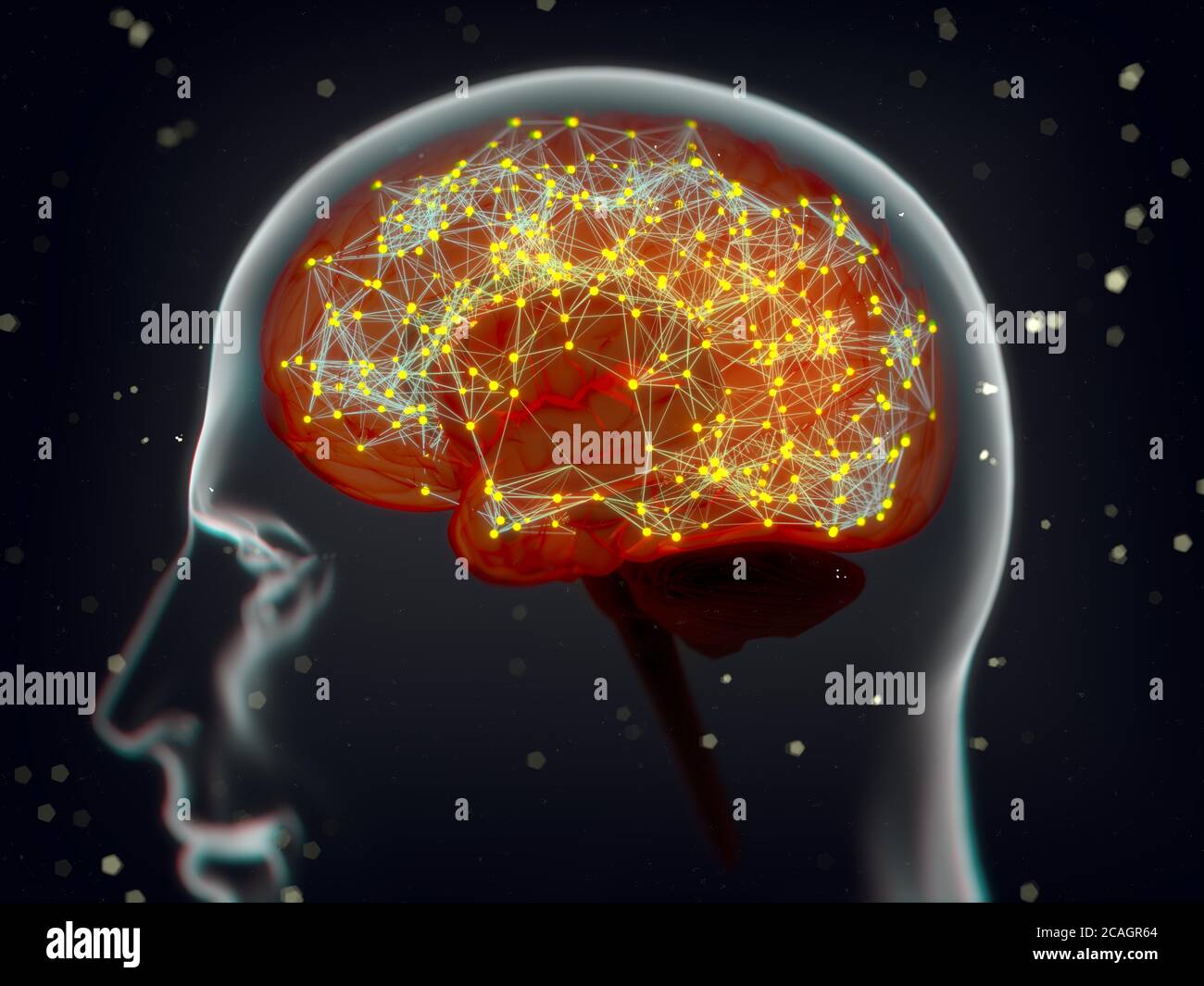 Neural network circuit of neurons hi-res stock photography and images ...