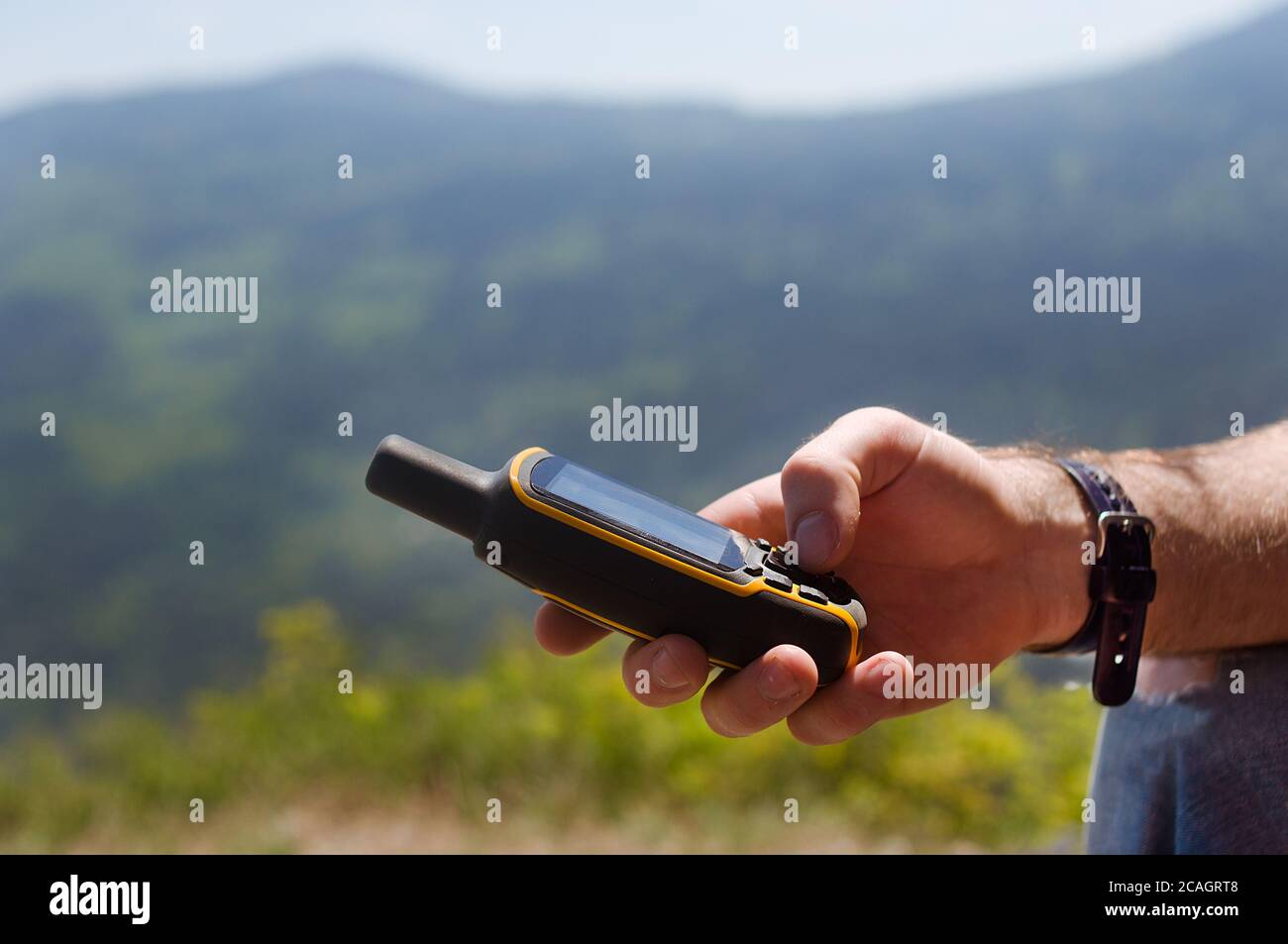 Gps screen mountain hi-res stock photography and images - Alamy