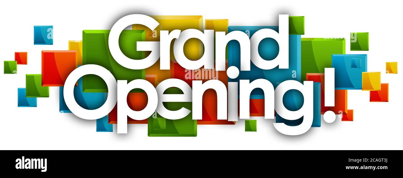 Grand opening Cut Out Stock Images & Pictures - Alamy