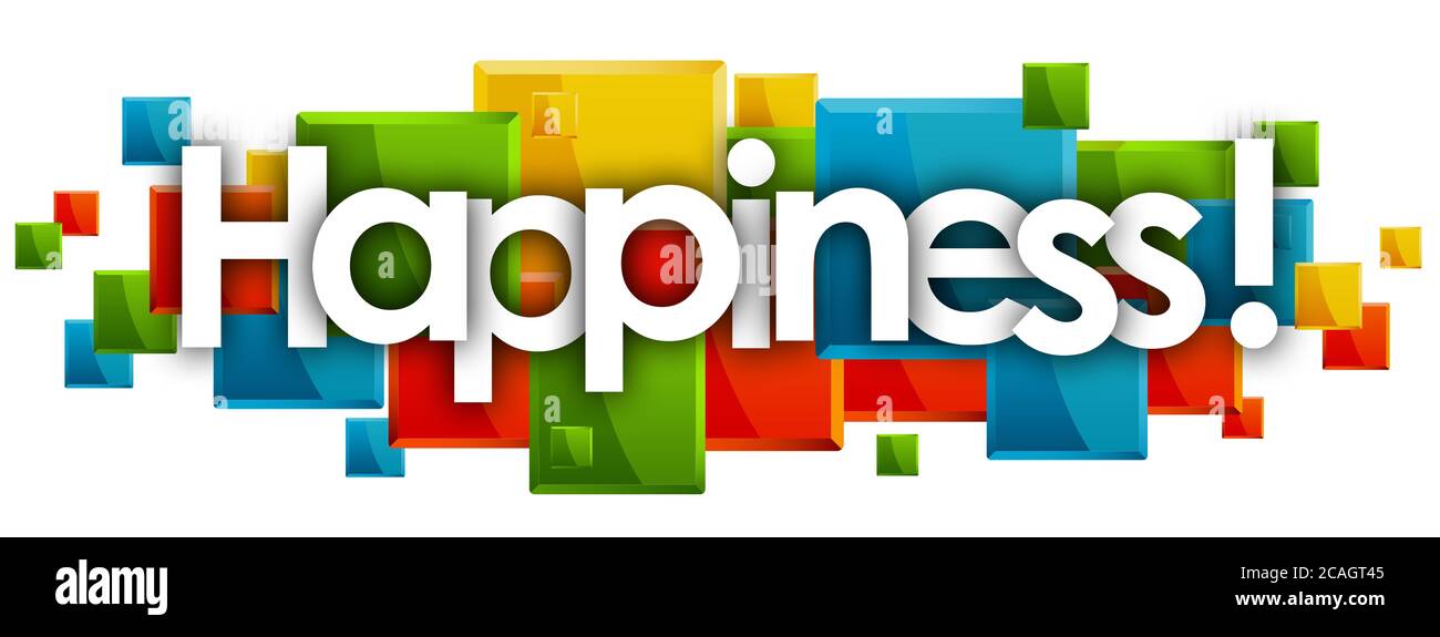 Happiness word hi-res stock photography and images - Alamy