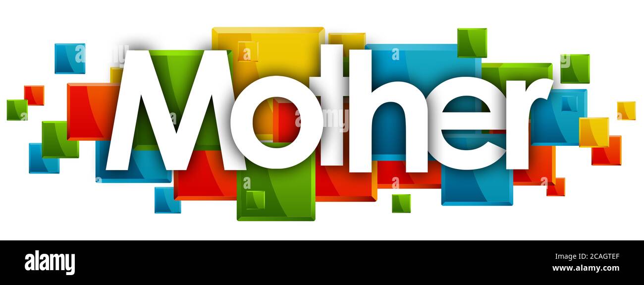 Word to mother Cut Out Stock Images & Pictures - Alamy
