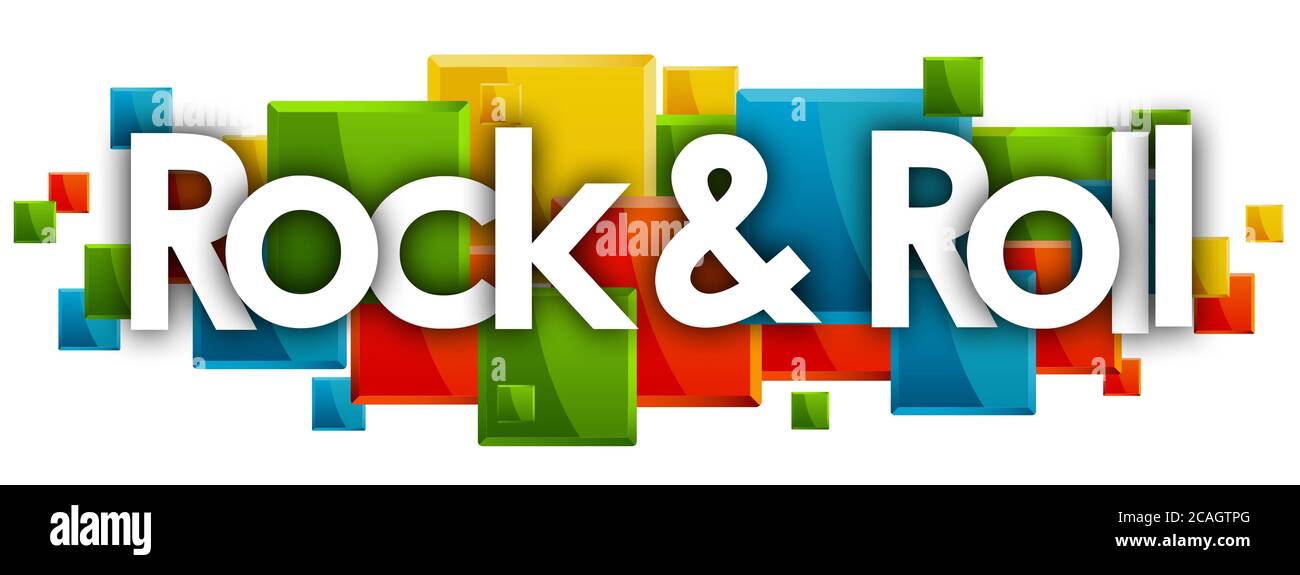 Rock and roll word hi-res stock photography and images - Alamy