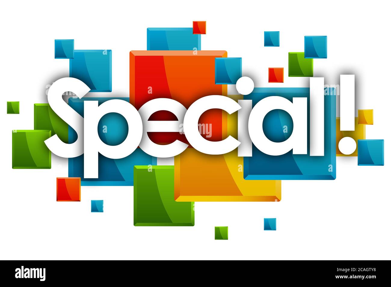 special word in rectangles background Stock Photo - Alamy