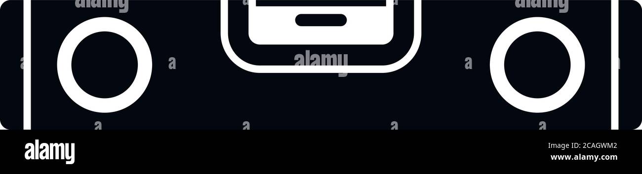 Construction level bar icon. Simple illustration of construction level ...