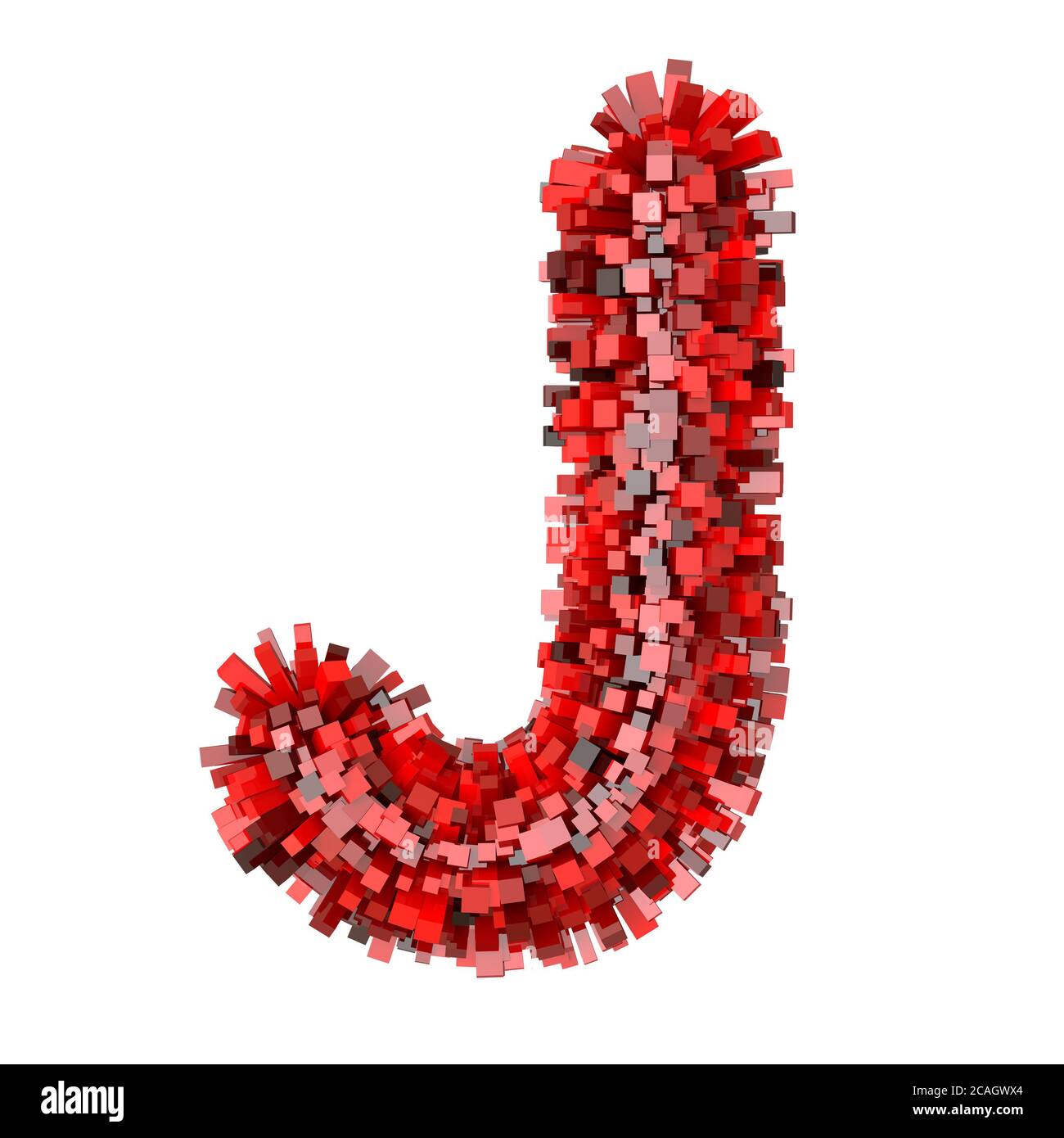 Red alphabet j hi-res stock photography and images - Alamy