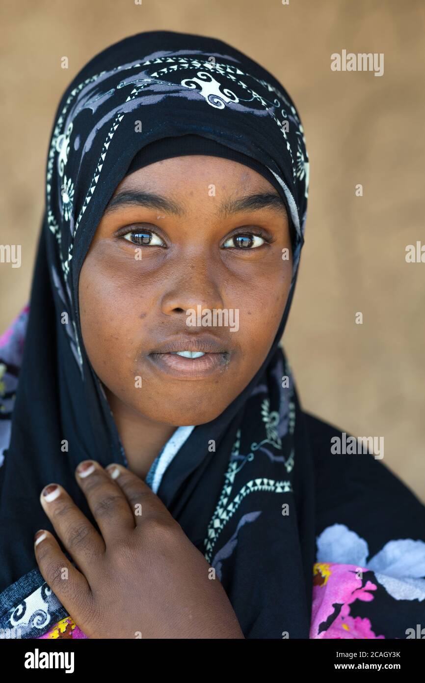 12.11.2019, Hobyo Kebele, Somali Region, Ethiopia - Portrait of a ...