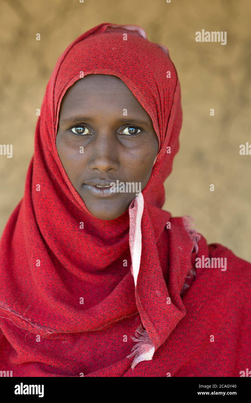 12.11.2019, Hobyo Kebele, Somali Region, Ethiopia - Portrait of a ...