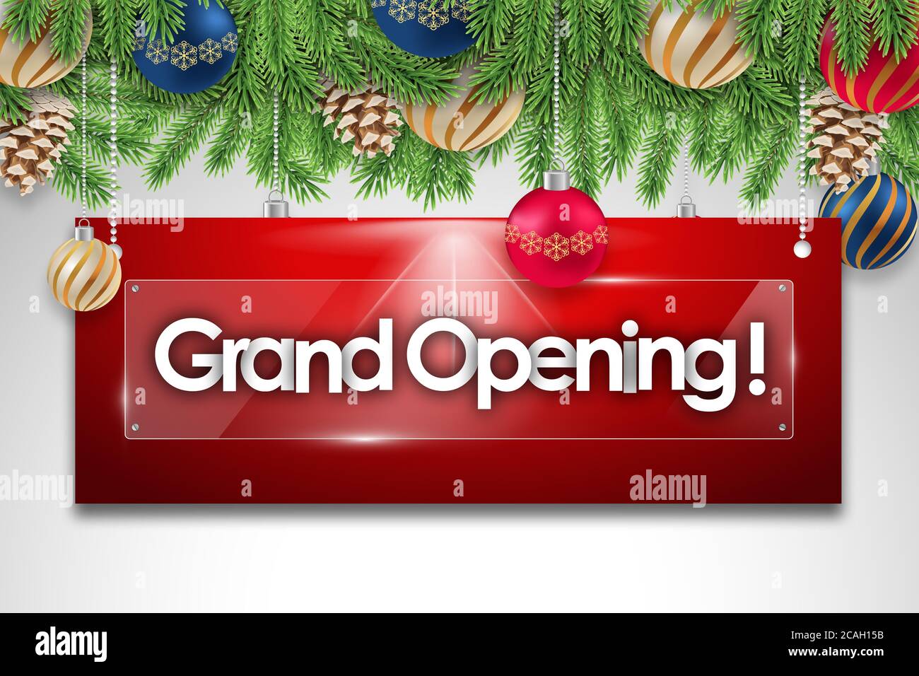 Grand opening card blue hi-res stock photography and images - Alamy