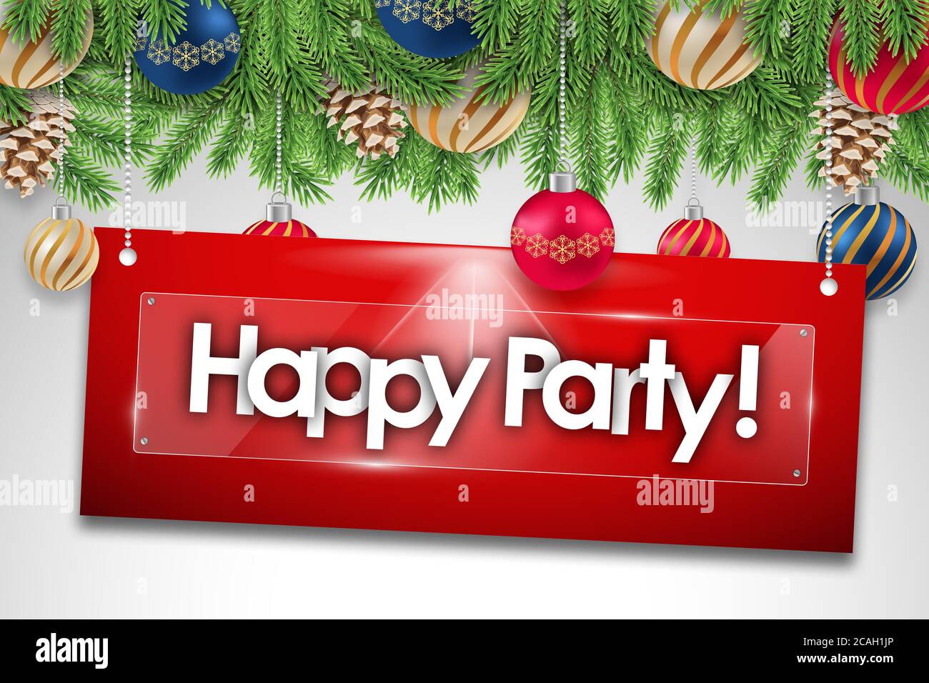 Happy Party in christmas background Stock Photo - Alamy