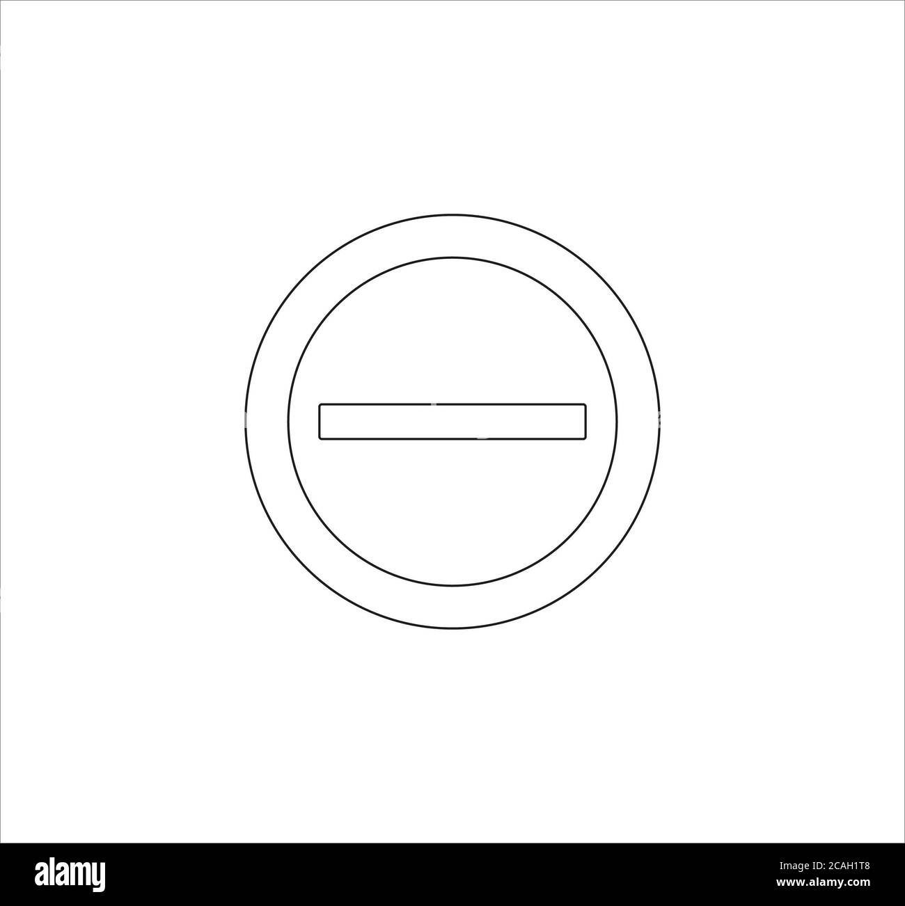 Illustration of a stop sign isolated on a white background Stock Photo ...