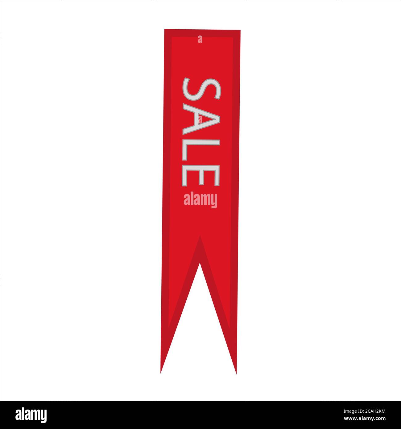 Red sale label isolated on a white background Stock Photo - Alamy
