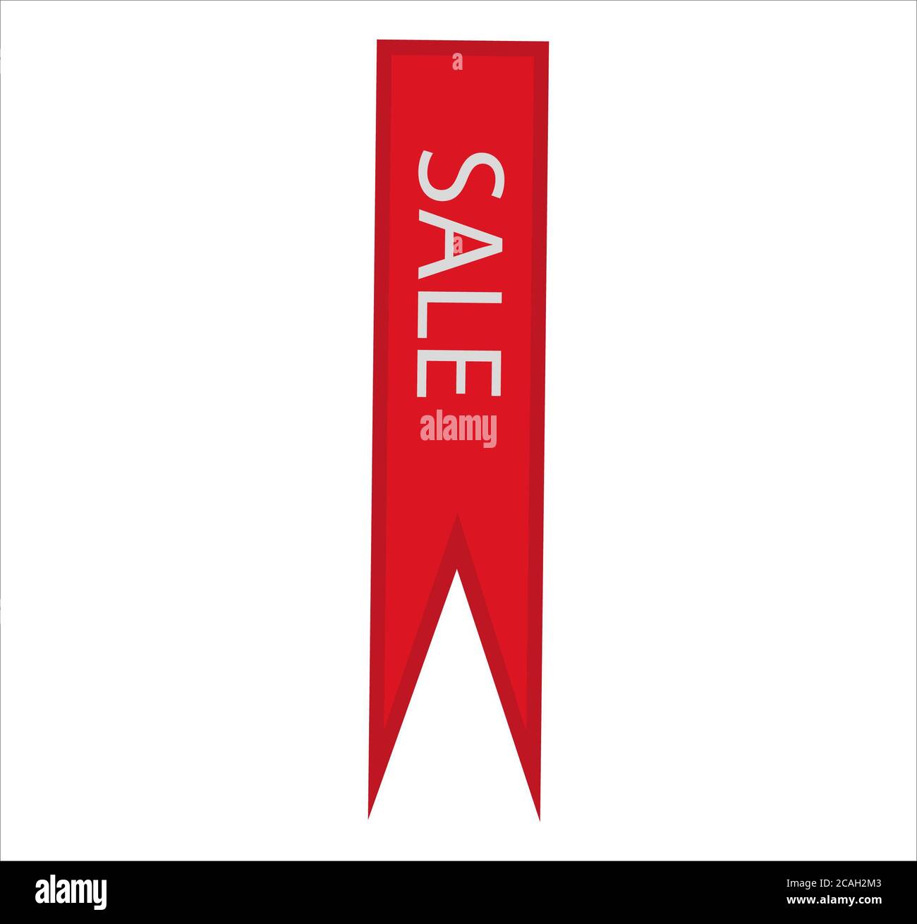 Illustration of a red sale label isolated on a white background Stock ...