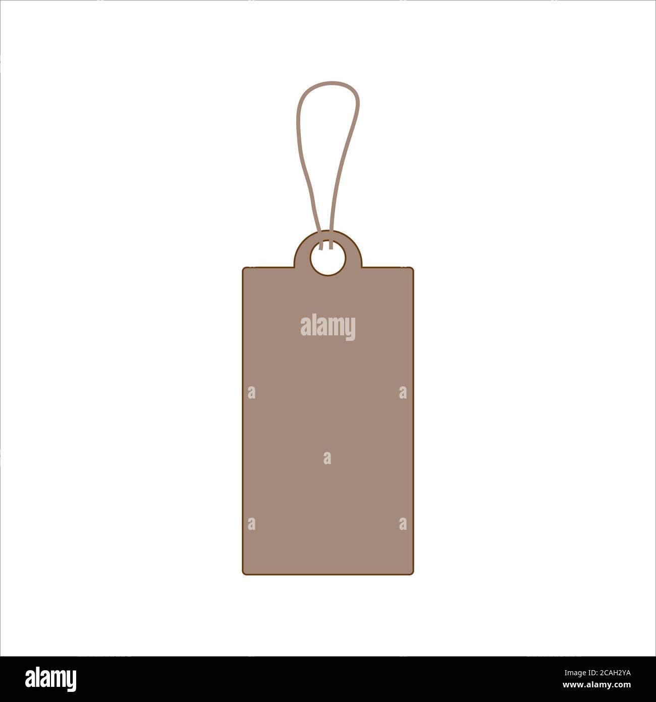 Illustration of a label template isolated on a white background Stock ...