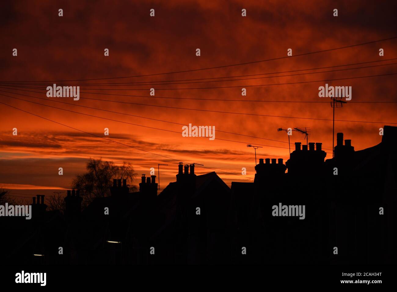 Red sky at night shepherds delight hi-res stock photography and images ...