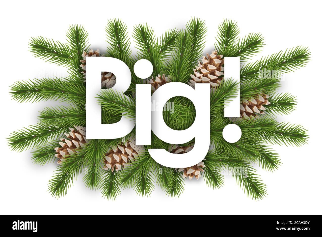 Big christmas tree in Cut Out Stock Images & Pictures - Alamy