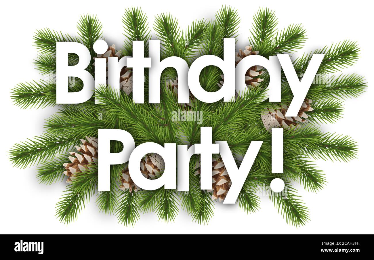 Happy birthday party background poster Cut Out Stock Images & Pictures ...