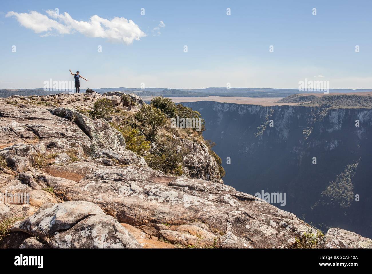 View of Canion Fortaleza - Serra Geral National Park - Cambara do Sul ...