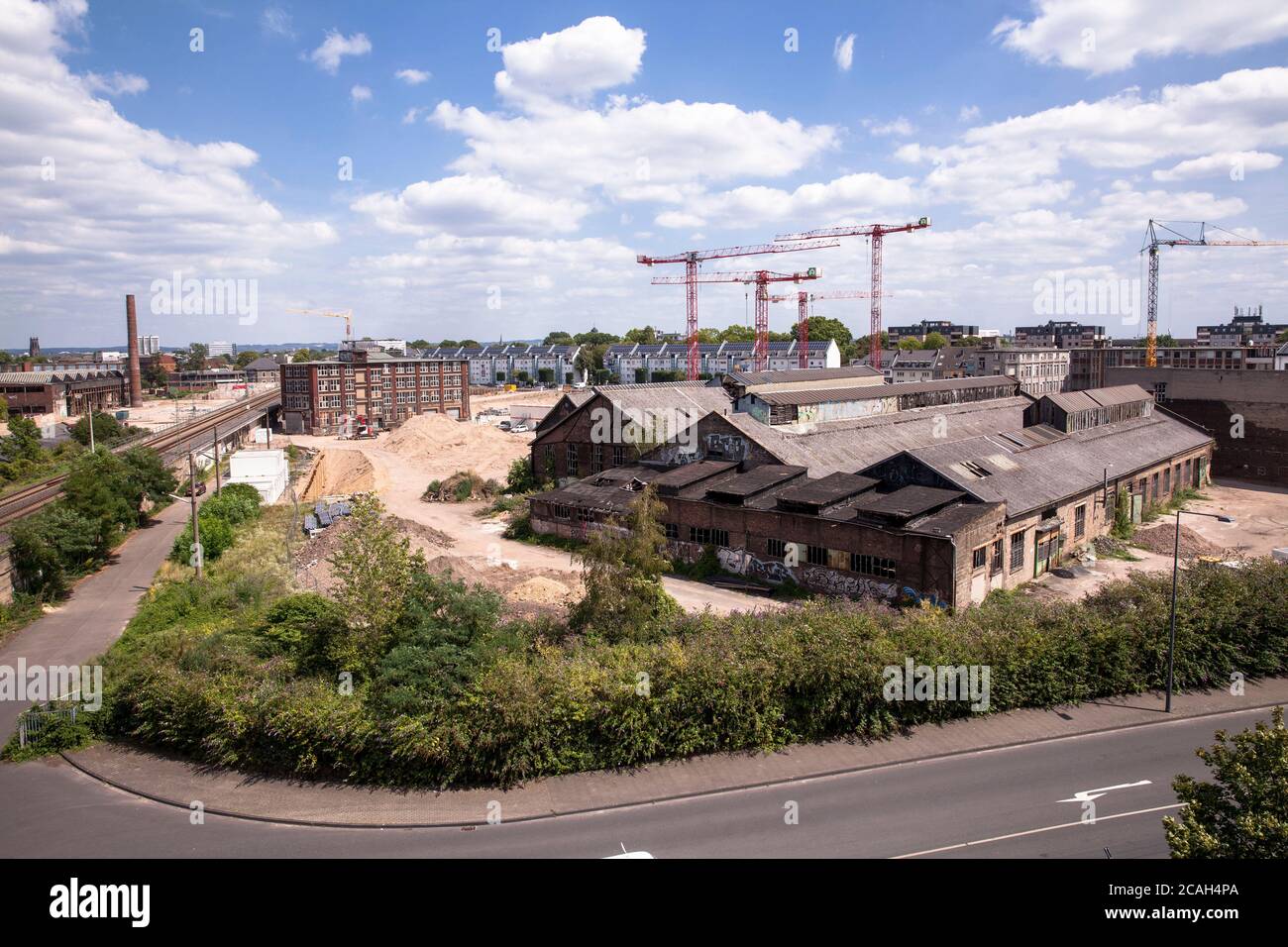 construction site of the COLOGNEO quarter on a partial area of the ...