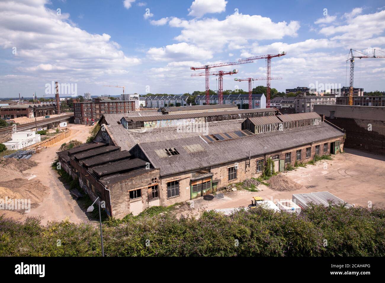 construction site of the COLOGNEO quarter on a partial area of the ...