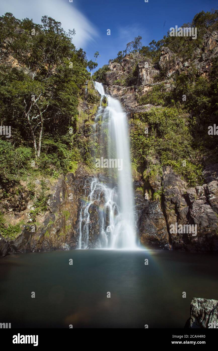 Serra Azul Waterfall - Nobres - Mato Grosso - Brazil Stock Photo - Alamy