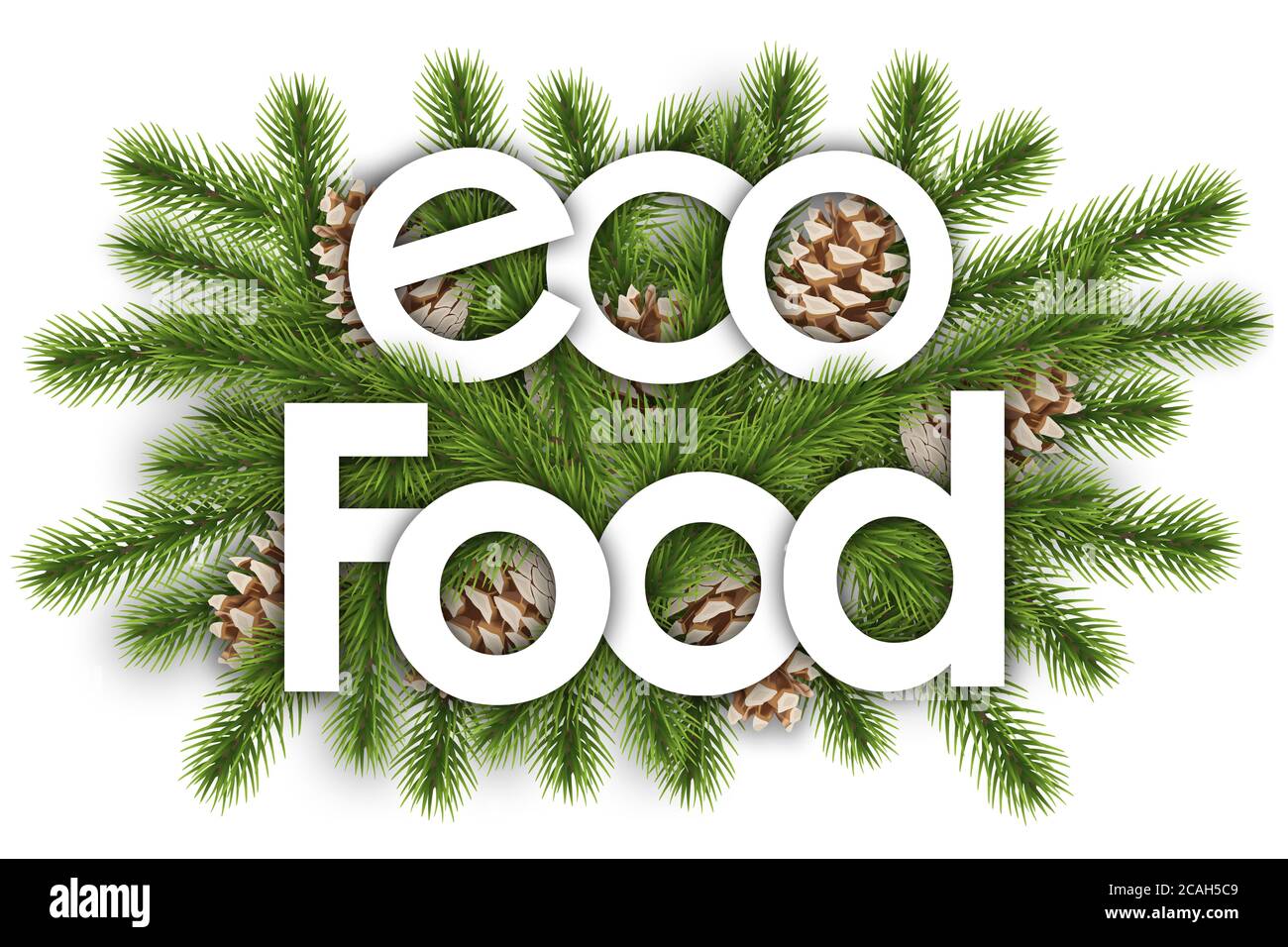 Eco friendly green christmas Cut Out Stock Images & Pictures - Alamy