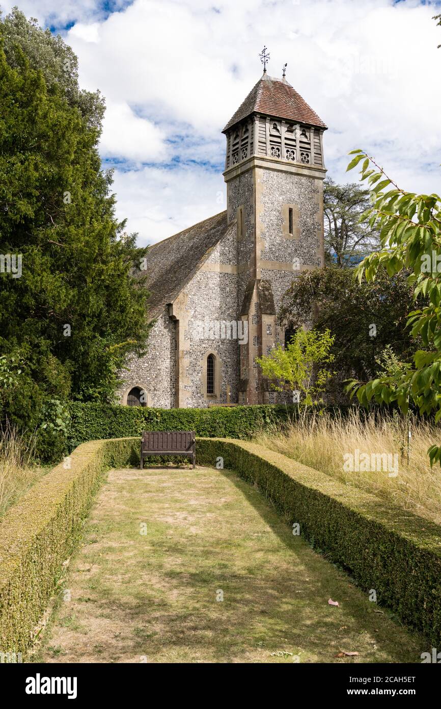 All Saints church at Hinton Ampner Stock Photo - Alamy