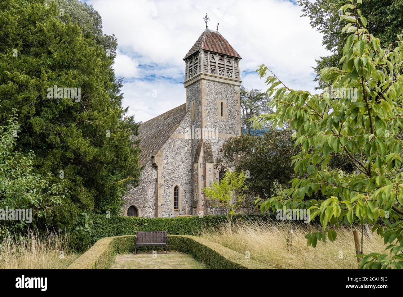 All Saints church at Hinton Ampner Stock Photo - Alamy