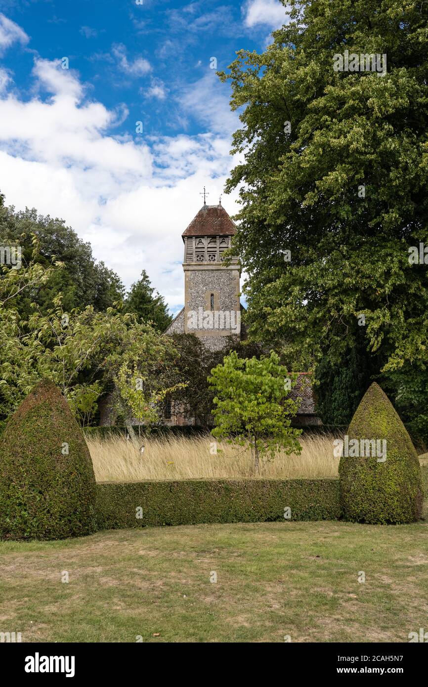 All Saints church at Hinton Ampner Stock Photo - Alamy