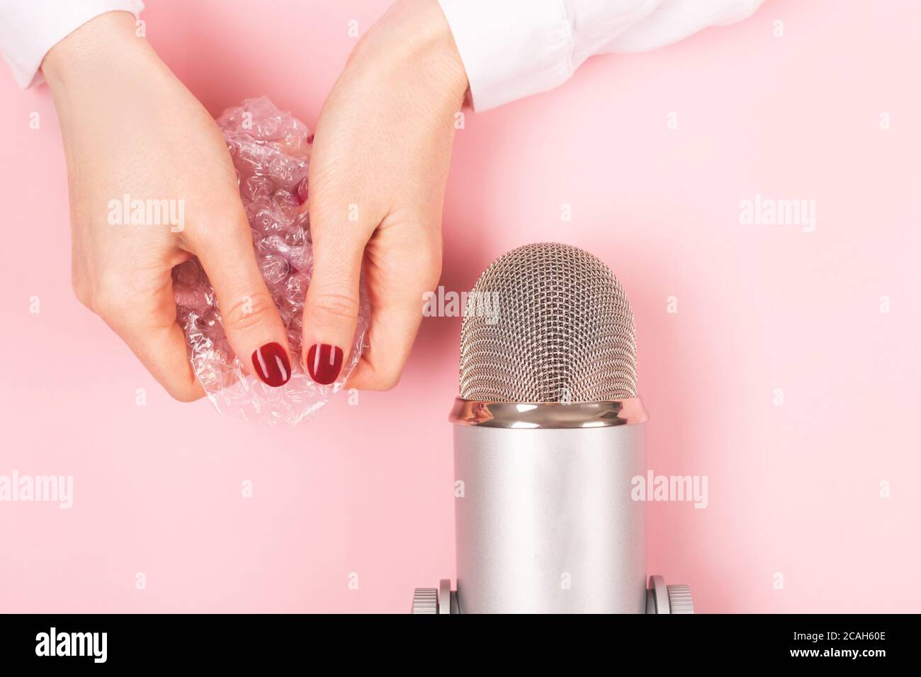 Asmr recording hi-res stock photography and images - Alamy