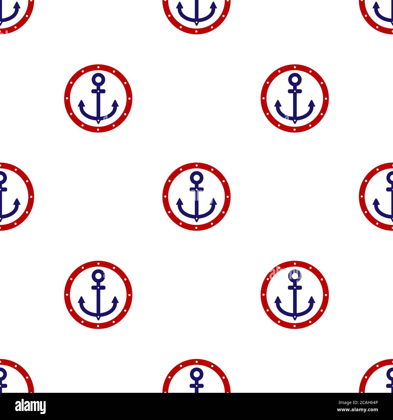 Red Anchor Background