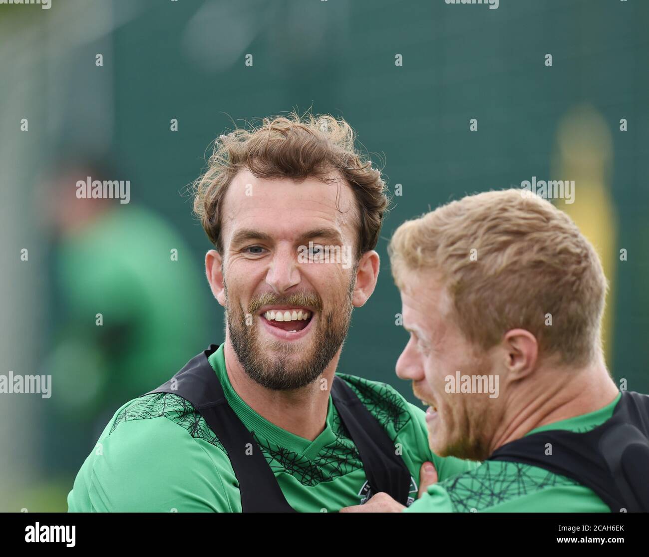 Tranent, Ormiston, East Lothian.Scotland. UK 7th Aug 20. L/r Tussle ...