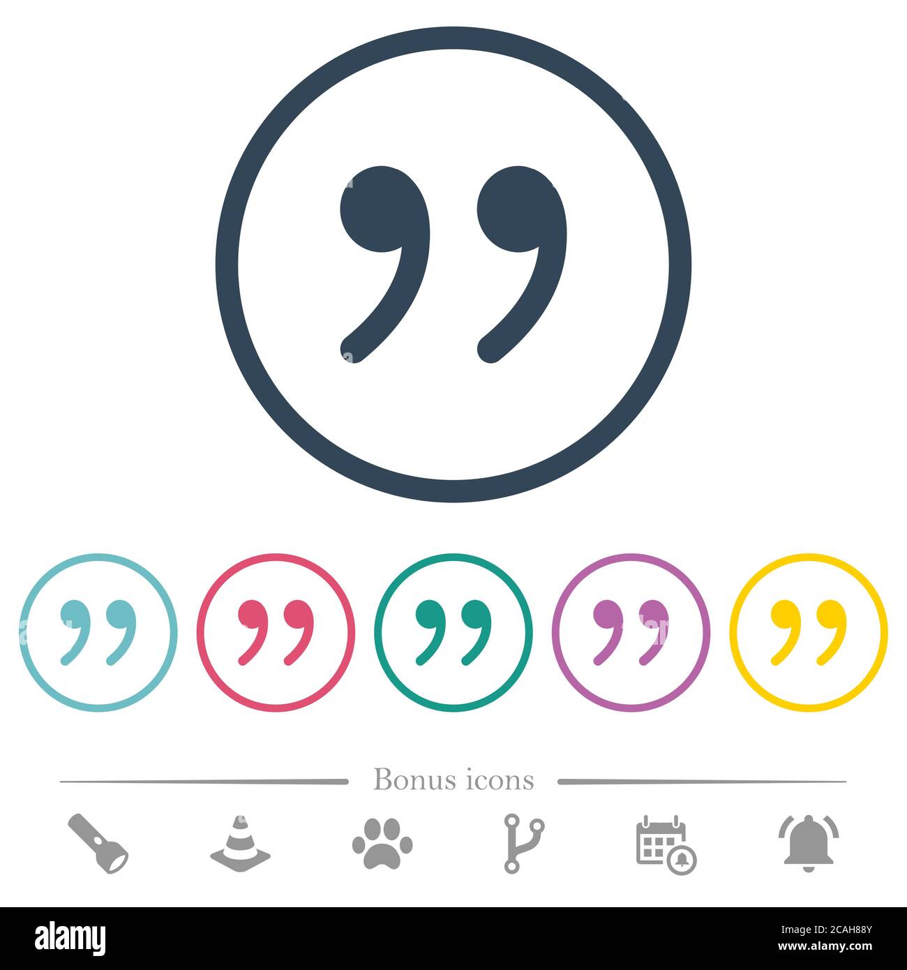 Quoted vector vectors hi-res stock photography and images - Alamy