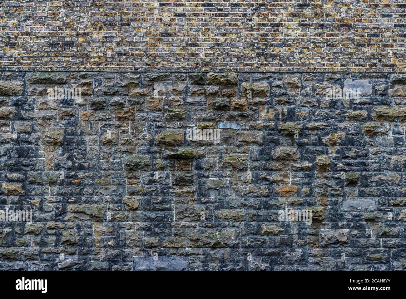 Wall of old bricks as background in Dublin, Ireland Stock Photo - Alamy