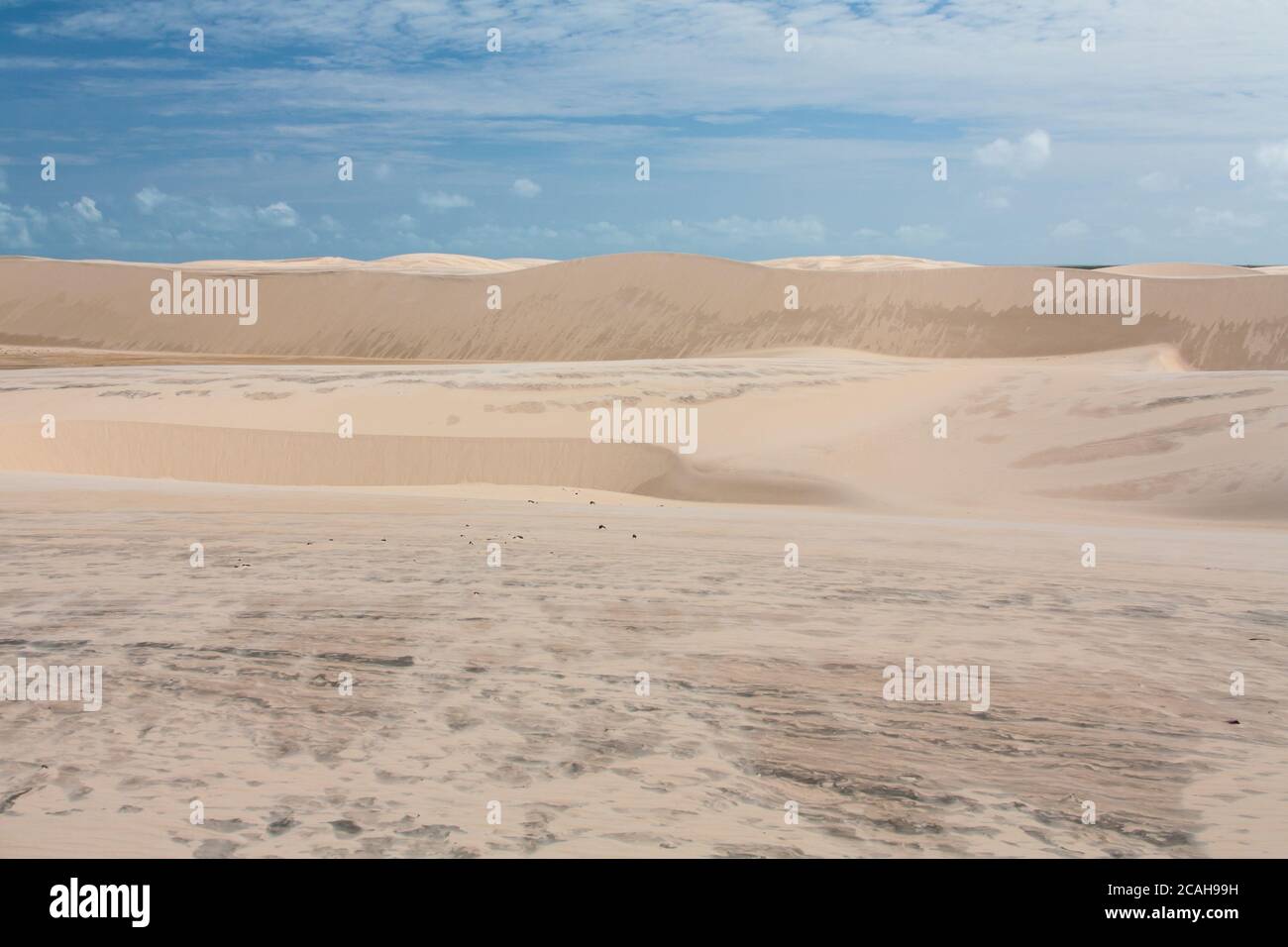 Sandy Landscape - Lencois Maranhenses - Maranhao - Brazil Stock Photo ...