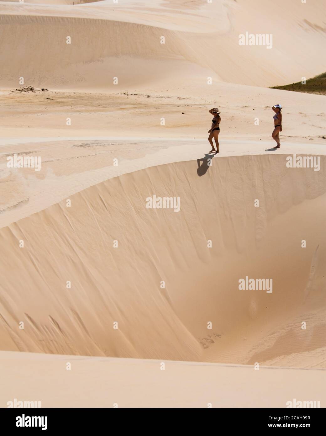 Sandy Landscape - Lencois Maranhenses - Maranhao - Brazil Stock Photo ...