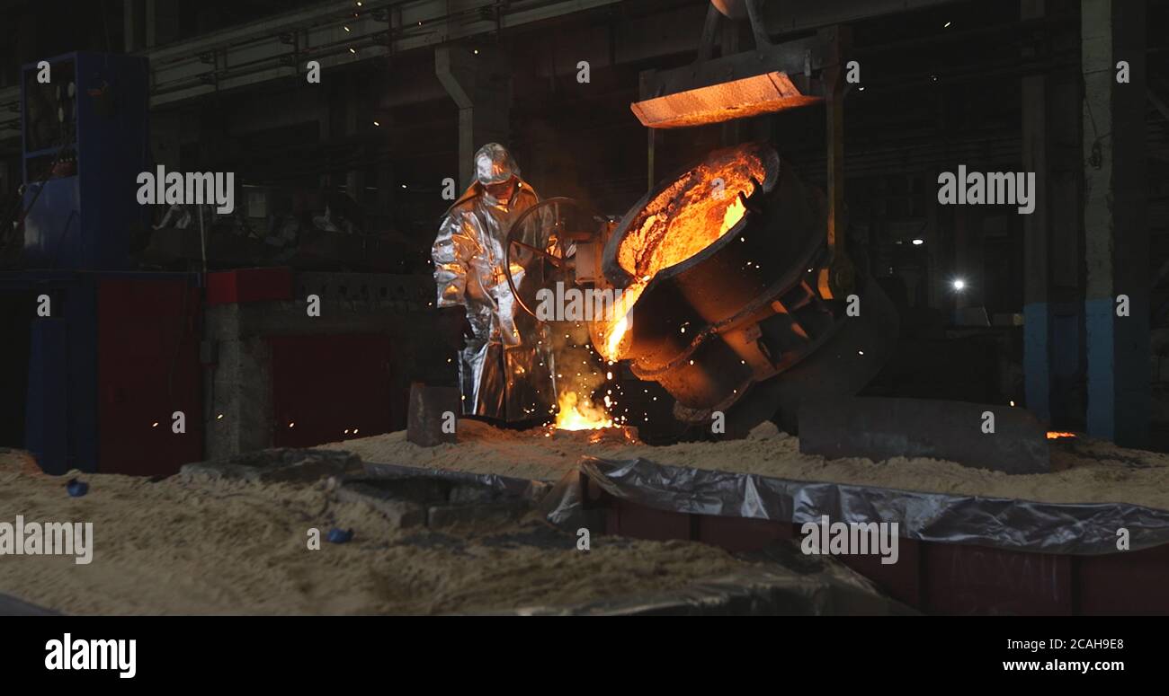 Blast furnace smelting iron ore hi-res stock photography and images - Alamy