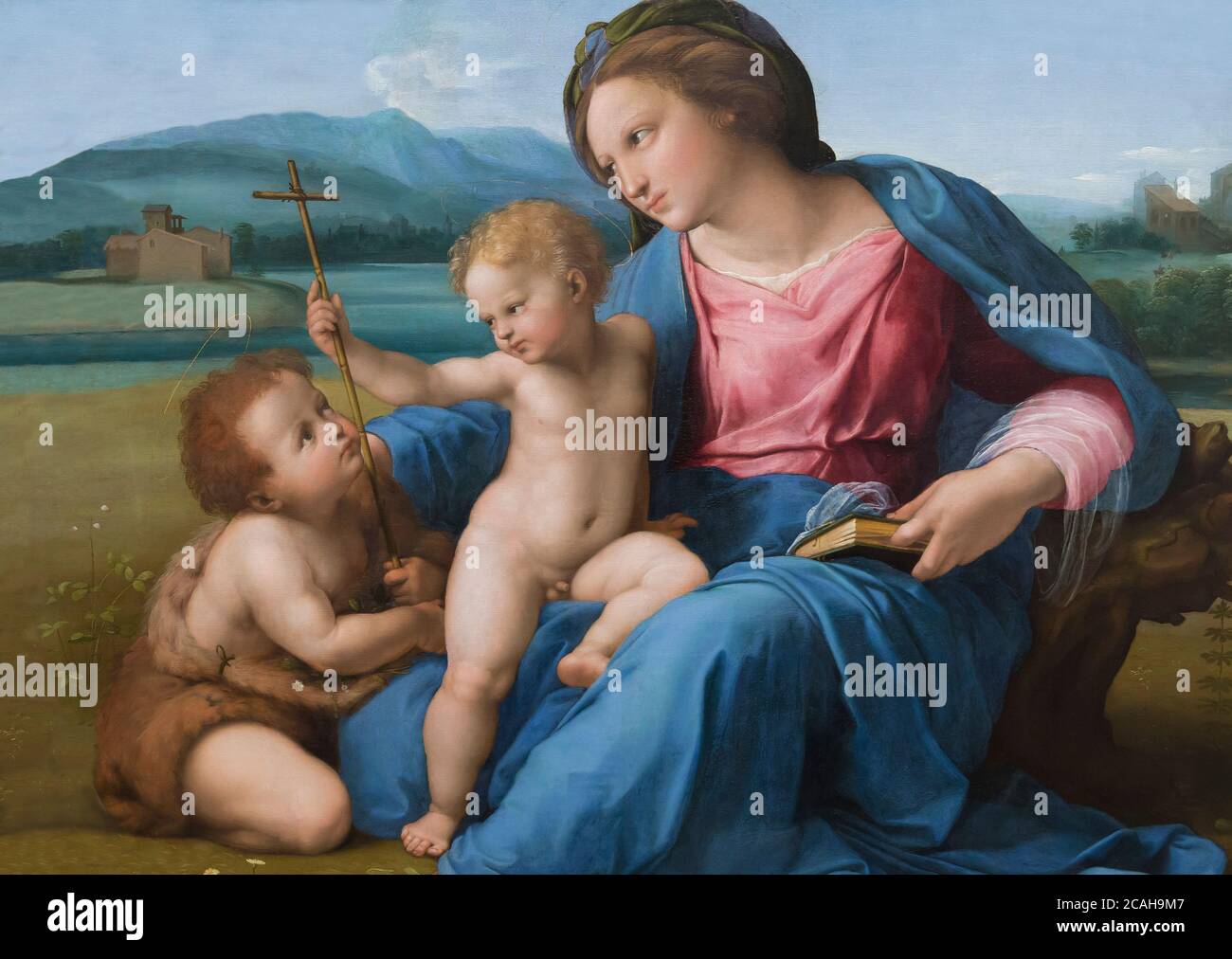 The Alba Madonna, Raphael, circa 1510, detail, National Gallery of Art ...