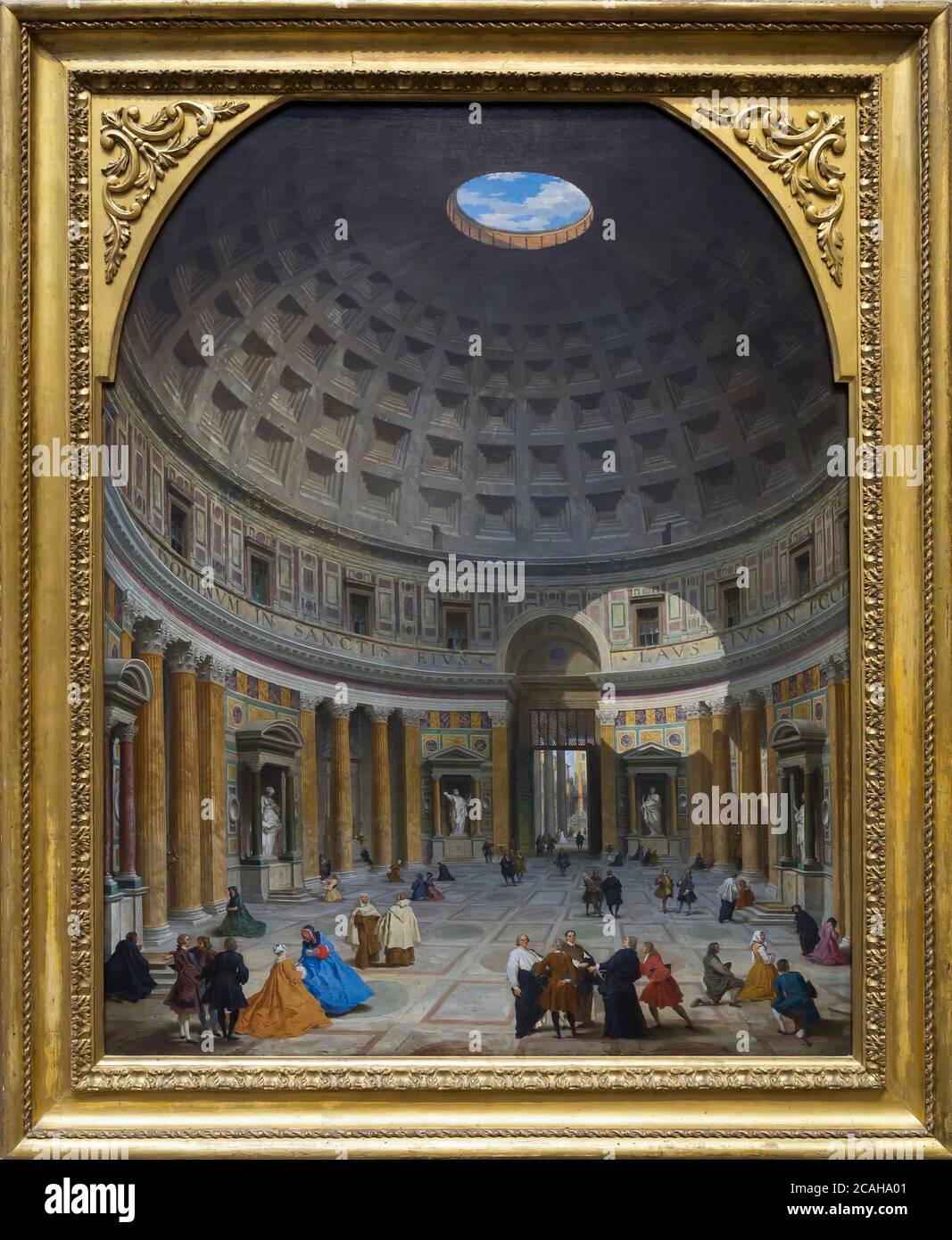 Interior of the Pantheon, Rome, Giovanni Paolo Panini, circa 1735 ...