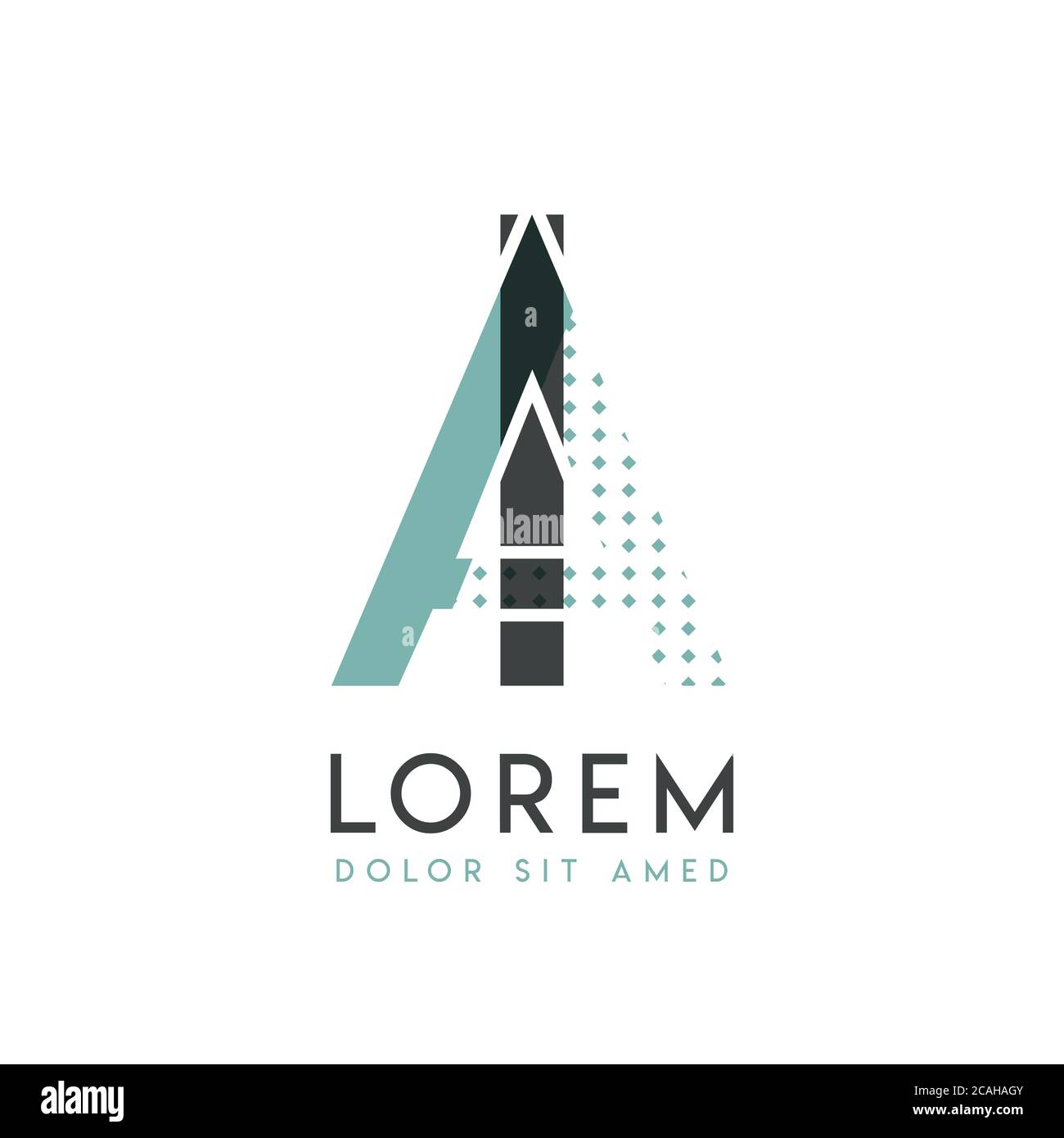 Ia modern logo hi-res stock photography and images - Alamy