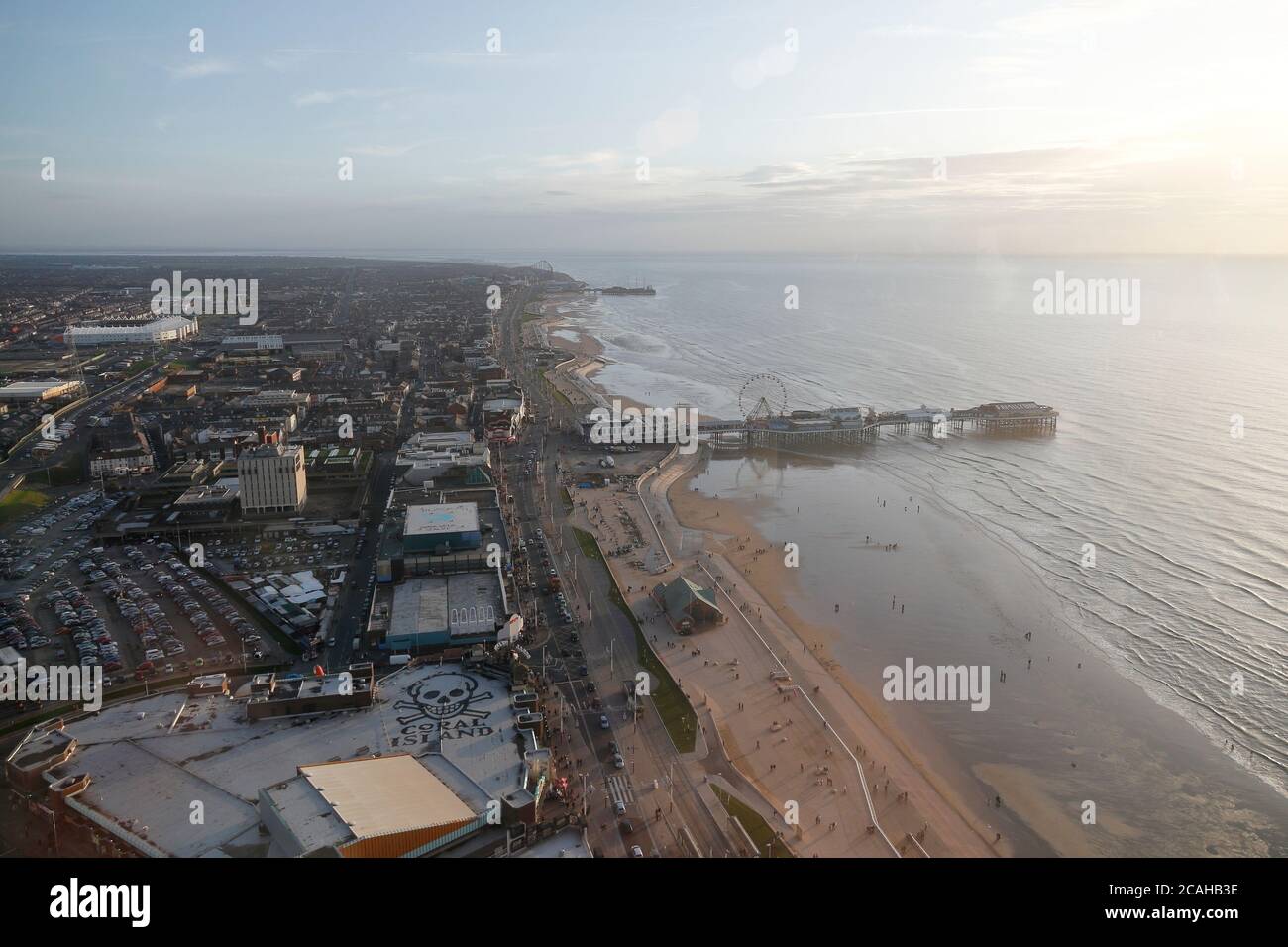 Coastal Town of Blackpool UK Stock Photo - Alamy