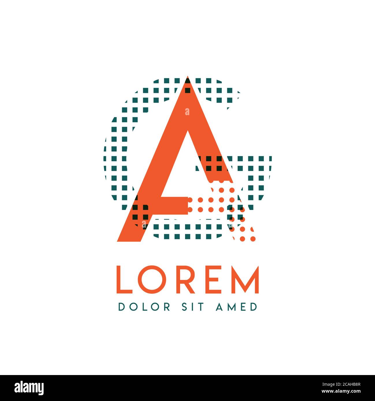 Ga modern logo hi-res stock photography and images - Alamy