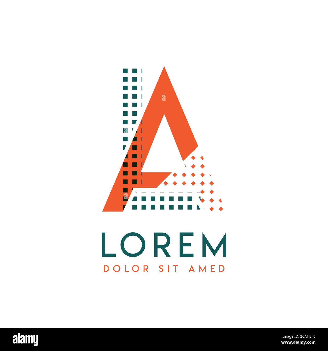 La modern logo hi-res stock photography and images - Alamy