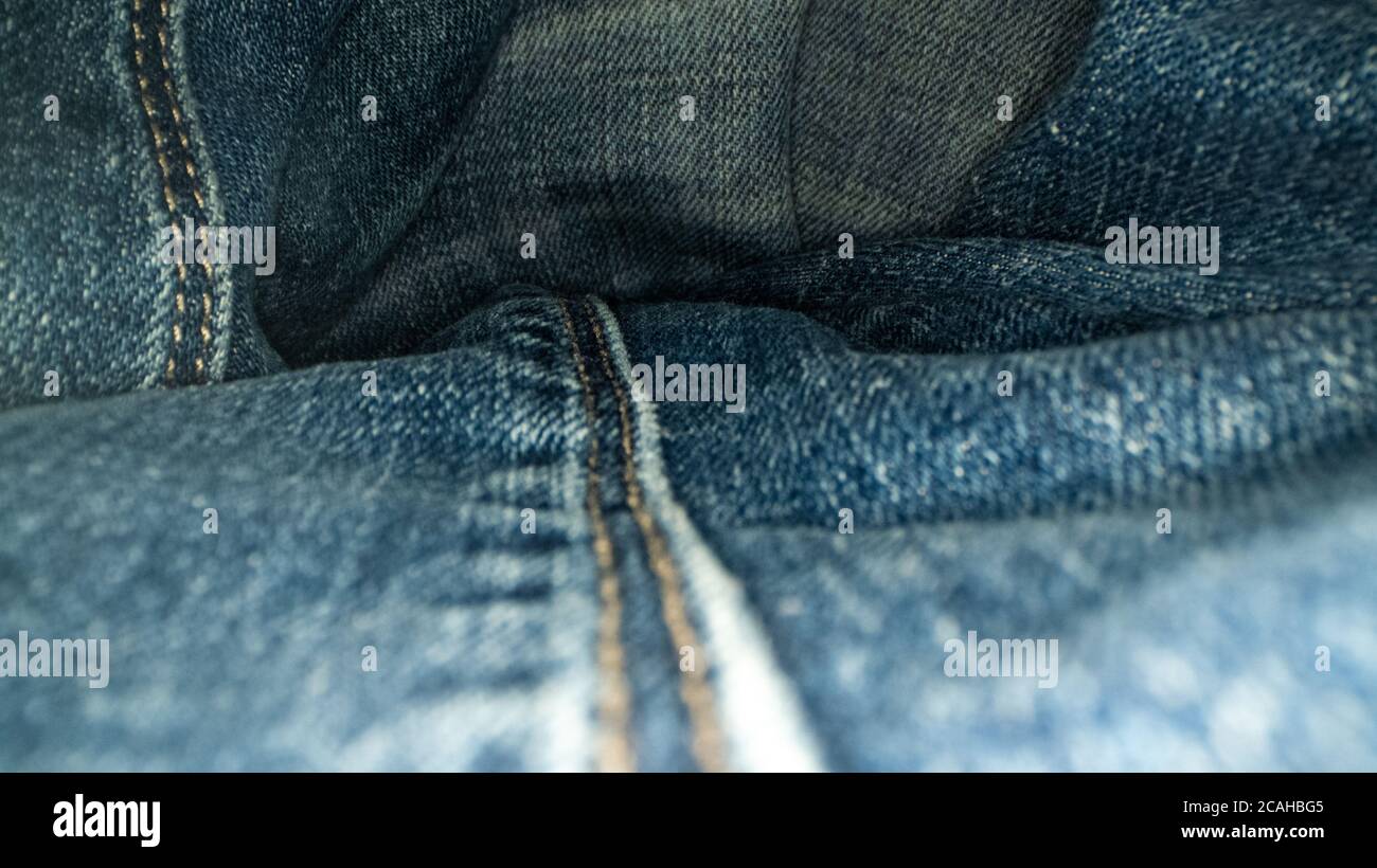 Closeup of jeans texture Stock Photo - Alamy