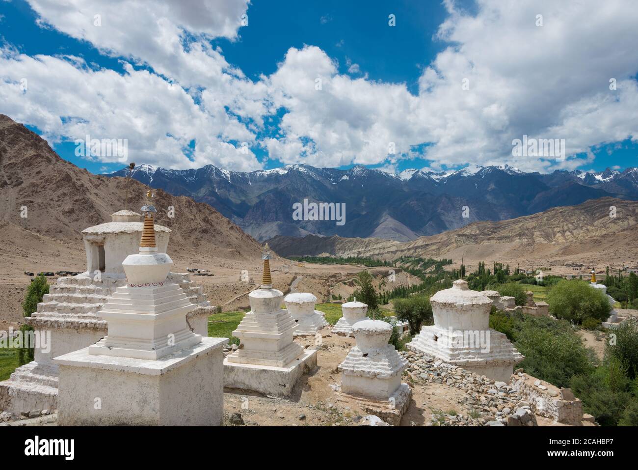 Ladakh, India - Likir Monastery (Likir Gompa) in Ladakh, Jammu and ...