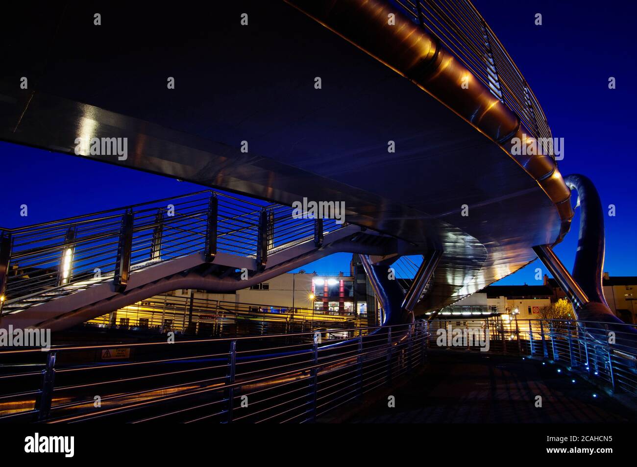Celtic Gateway Bridge, Holyhead, Anglesey Stock Photo - Alamy