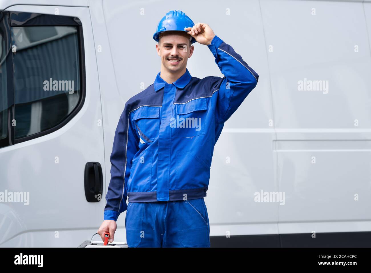 Electrician van hi-res stock photography and images - Alamy