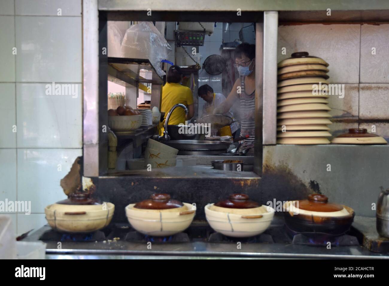 The clay pots in China are used for a popular Cantonese-style dish ...